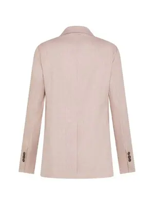 Seventy Double-breasted Blazer With Peak Lapel - Pink