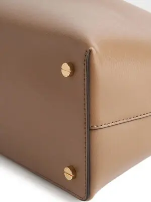 TOTEME T-lock Leather Clutch