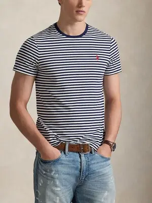 Polo Ralph Lauren Slim Fit Striped T-shirt - Blue
