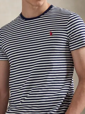 Polo Ralph Lauren Slim Fit Striped T-shirt - Blue