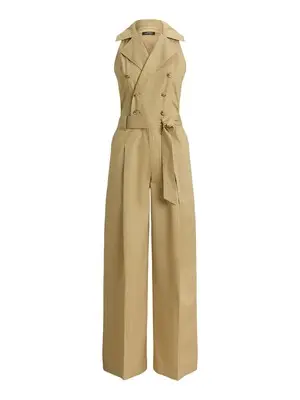 Ralph Lauren Sleeveless Jumpsuit - Beige