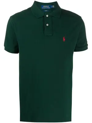 Polo Ralph Lauren Slim Fit Mesh Polo - Green