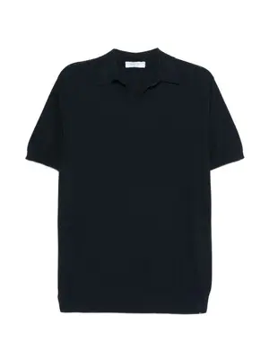 Boglioli Short-sleeved Polo Shirt - Blue