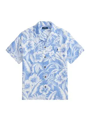Polo Ralph Lauren Tropical Print Shirt - Blue