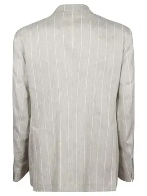 Tagliatore Striped Suit - Grey