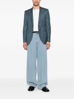 LUIGI BIANCHI Wool, Silk, And Linen Jacket