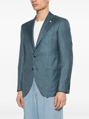 LUIGI BIANCHI Wool, Silk, And Linen Jacket