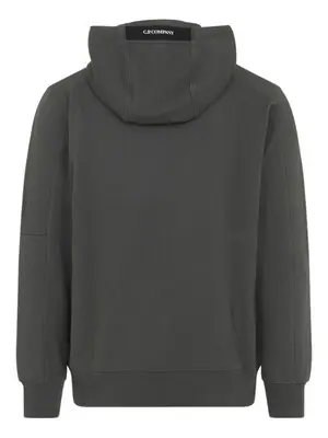 C.P. COMPANY Logo Cotton Hoodie - Grey