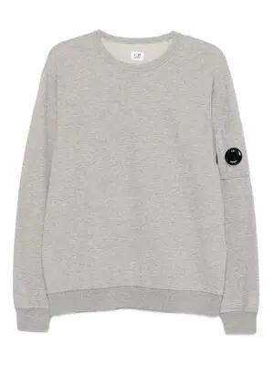 C.P. COMPANY Cotton Crewneck Sweatshirt - Grey