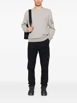 C.P. COMPANY Cotton Crewneck Sweatshirt - Grey
