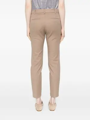 Brunello Cucinelli Cotton Trousers - Brown