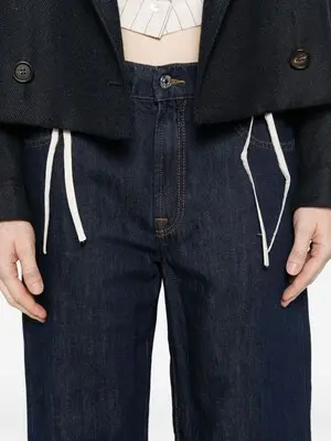 7 For All Mankind Stovepipe Straight Denim Jeans