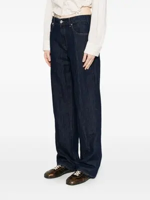 7 For All Mankind Stovepipe Straight Denim Jeans