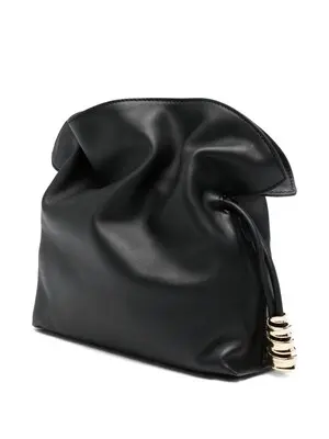 Loewe Flamenco Mini Leather Clutch - Black