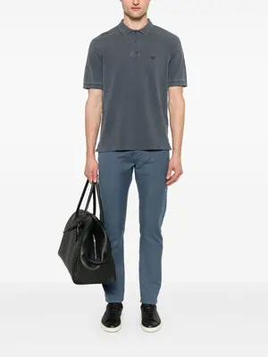 Herno Logo Cotton Polo Shirt