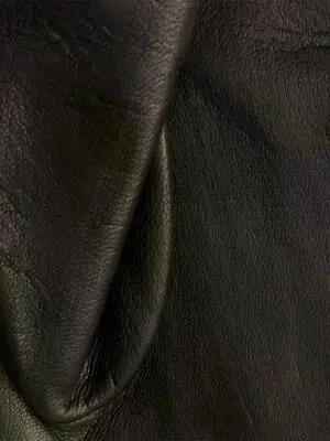 Prada Mélange-knit Leather Gloves - Black