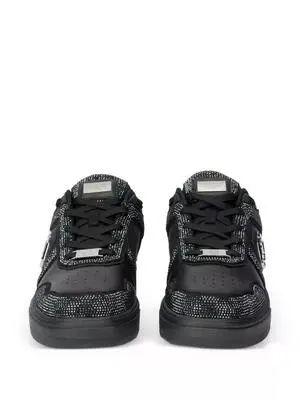 Philipp Plein Embellished Rhinestone Low-top Sneakers - Black