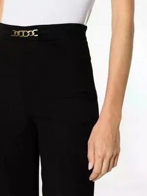 TWINSET Oval-t Chain Wide-leg Trousers