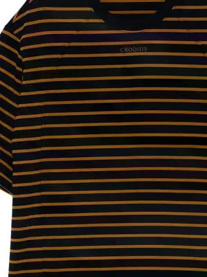 CROQUIS Stripe Print T-shirt