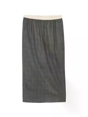 LESS H-line Checked Skirt
