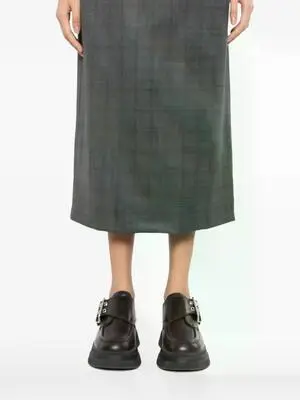 LESS H-line Checked Skirt