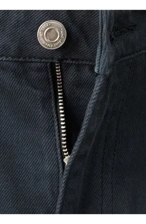 Mango Mid-rise Straight Leg Jeans - Charcoal
