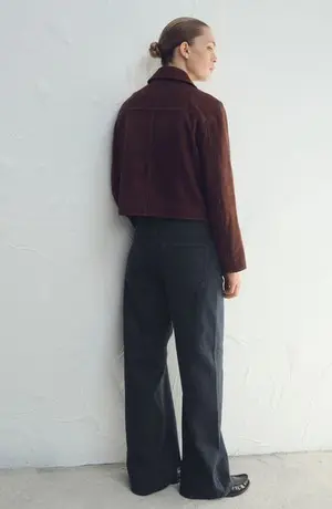 Mango Mid-rise Straight Leg Jeans - Charcoal
