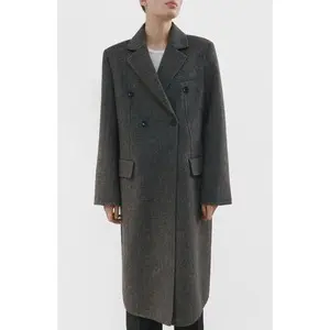 Mango Wool-blend Coat - Grey