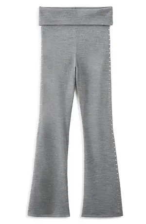 Mango Studded Knit Trousers