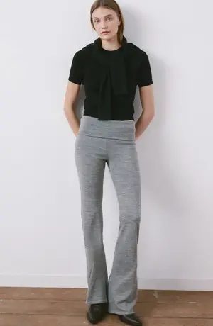 Mango Studded Knit Trousers