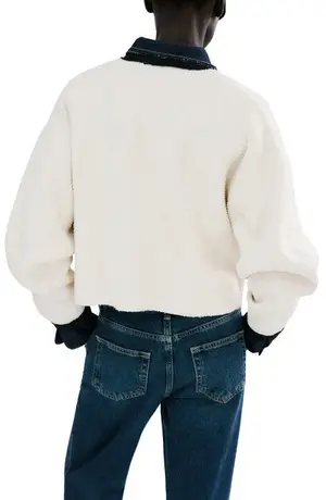 Mango Contrast Trim Cotton-blend Cardigan