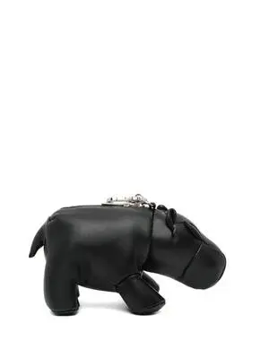 Mihara Yasuhiro Hippo Pendant Messenger Bag - Black
