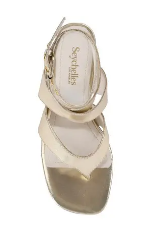 Seychelles Ankle Strap Sandal - Gold