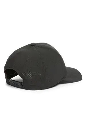 SANTO STUDIO Foil Insignia Performance Snapback Baseball Cap - Black
