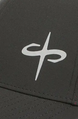 SANTO STUDIO Foil Insignia Performance Snapback Baseball Cap - Black