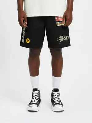 BARROW Printed Technical Fabric Sport Shorts