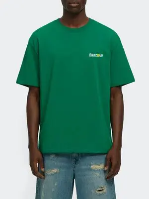 BARROW Cotton T-shirt With Logo - Green