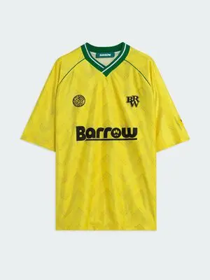 BARROW Printed Triacetate T-shirt - Yellow