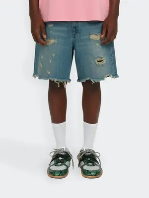 BARROW Distressed Shorts - Denim