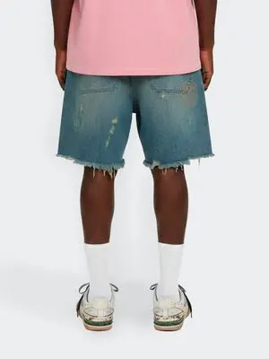 BARROW Distressed Shorts - Denim