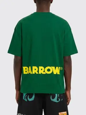 BARROW Cotton T-shirt With Logo - Green