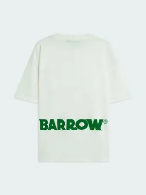 BARROW Cotton T-shirt With Logo - White