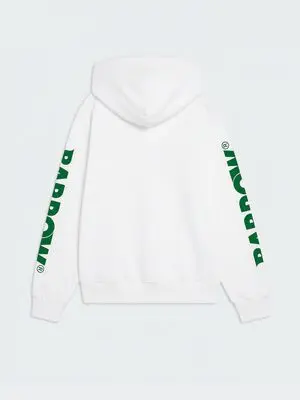 BARROW Cotton Hoodie With Logo - White