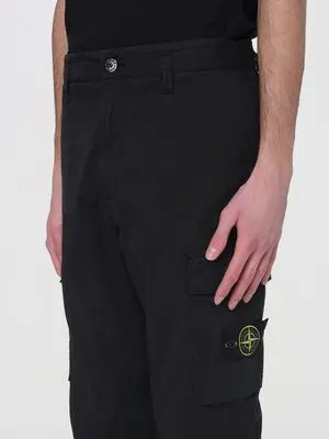 Stone Island Cargo Pants - Black