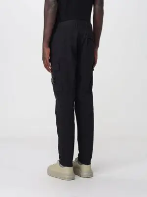Stone Island Slim Fit Cargo Trousers - Black