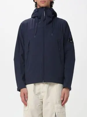 C.P. COMPANY Zip-up Hooded Jacket - Blue