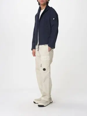 C.P. COMPANY Zip-up Hooded Jacket - Blue