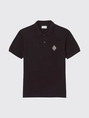 Lacoste Cotton Polo Shirt With Logo - Brown