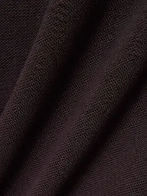 Lacoste Cotton Polo Shirt With Logo - Brown