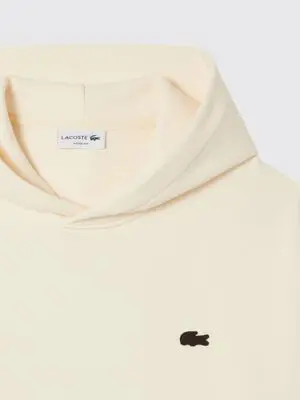 Lacoste Printed Cotton Hooded Sweatshirt